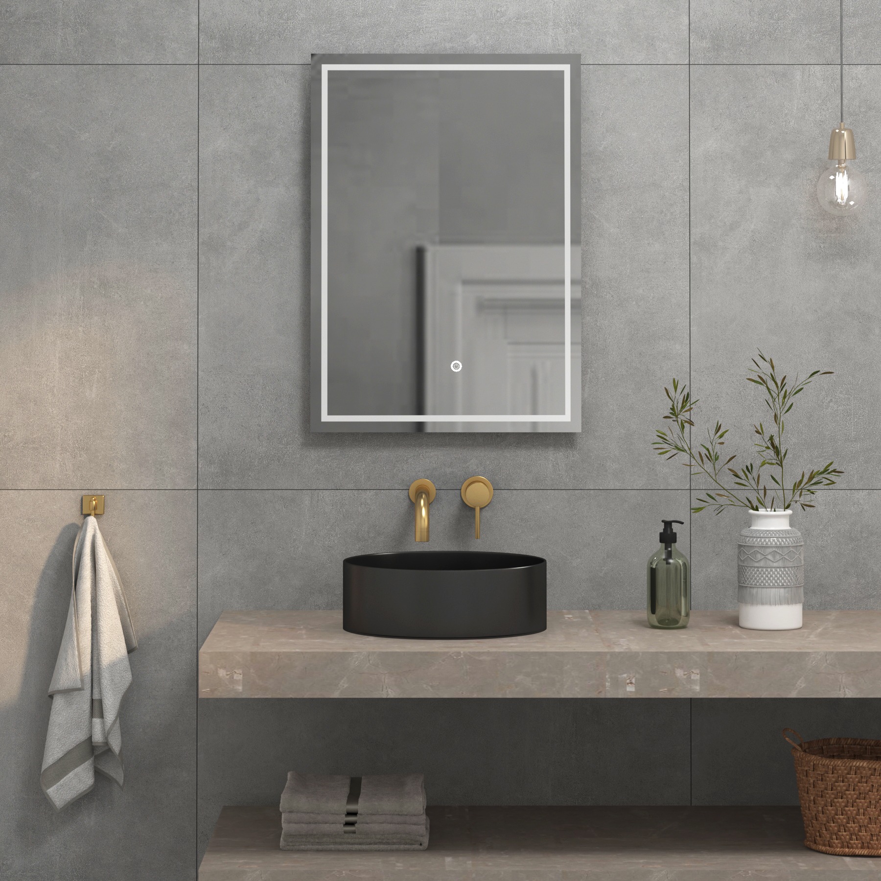 Art Round Counter Top Basin Vessels 360mm 1 Tap Hole | Royal Bathrooms