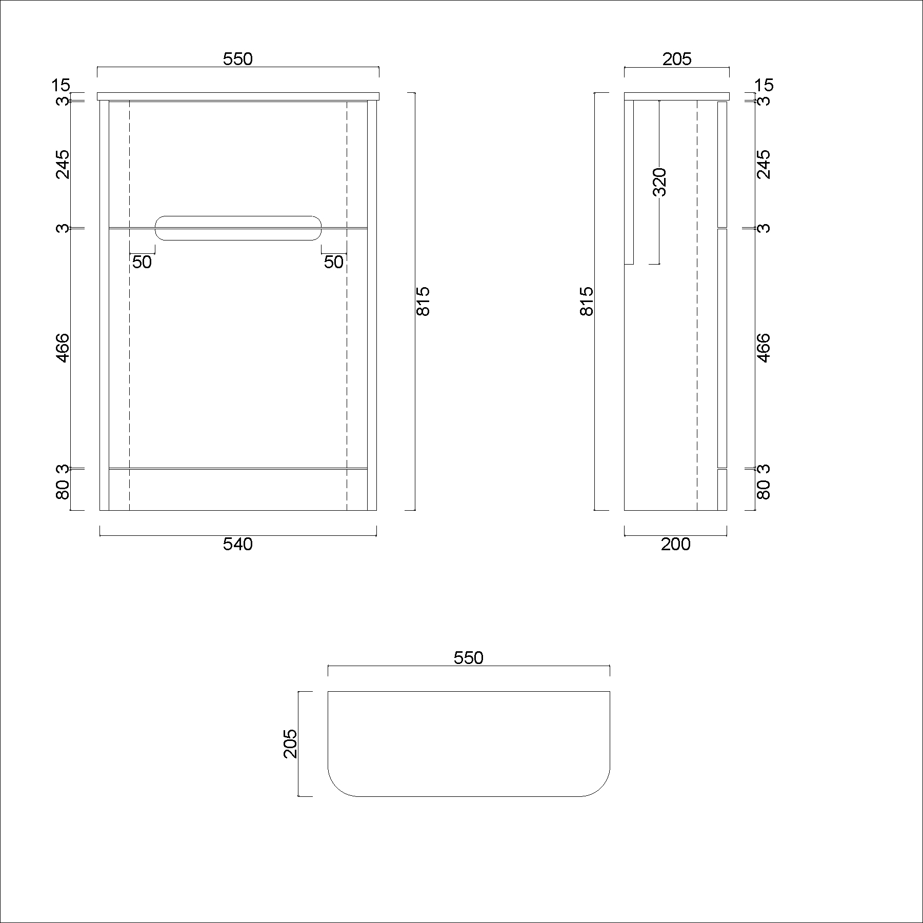 Venice 550mm Satin White BTW WC Unit with Elva Rimless Toilet Pan ...