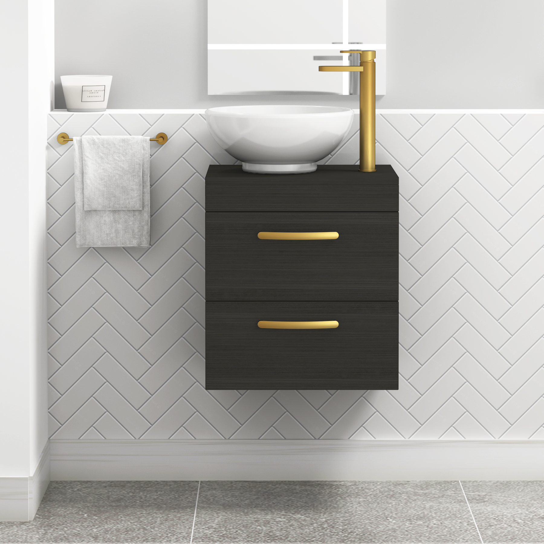 floating vanity unit 500mm