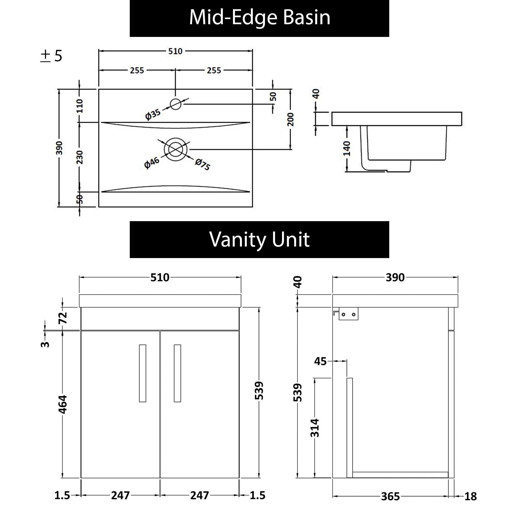 700mm Double Sliding Door Quadrant Shower Enclosure Suite With Breeze Toilet & Wall Hung Vanity ...