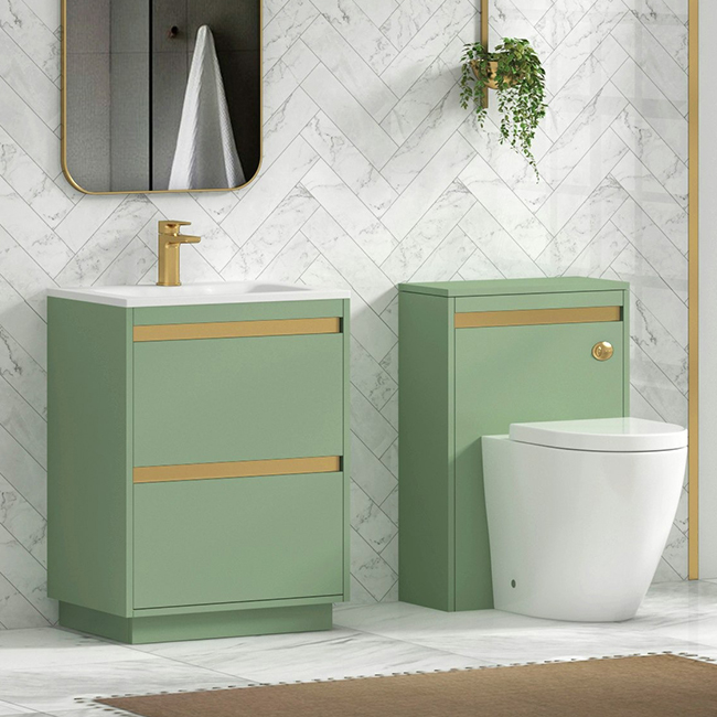 Luxor Matt Black LED Frame Illuminated Round Bathroom Mirror | Royal ...