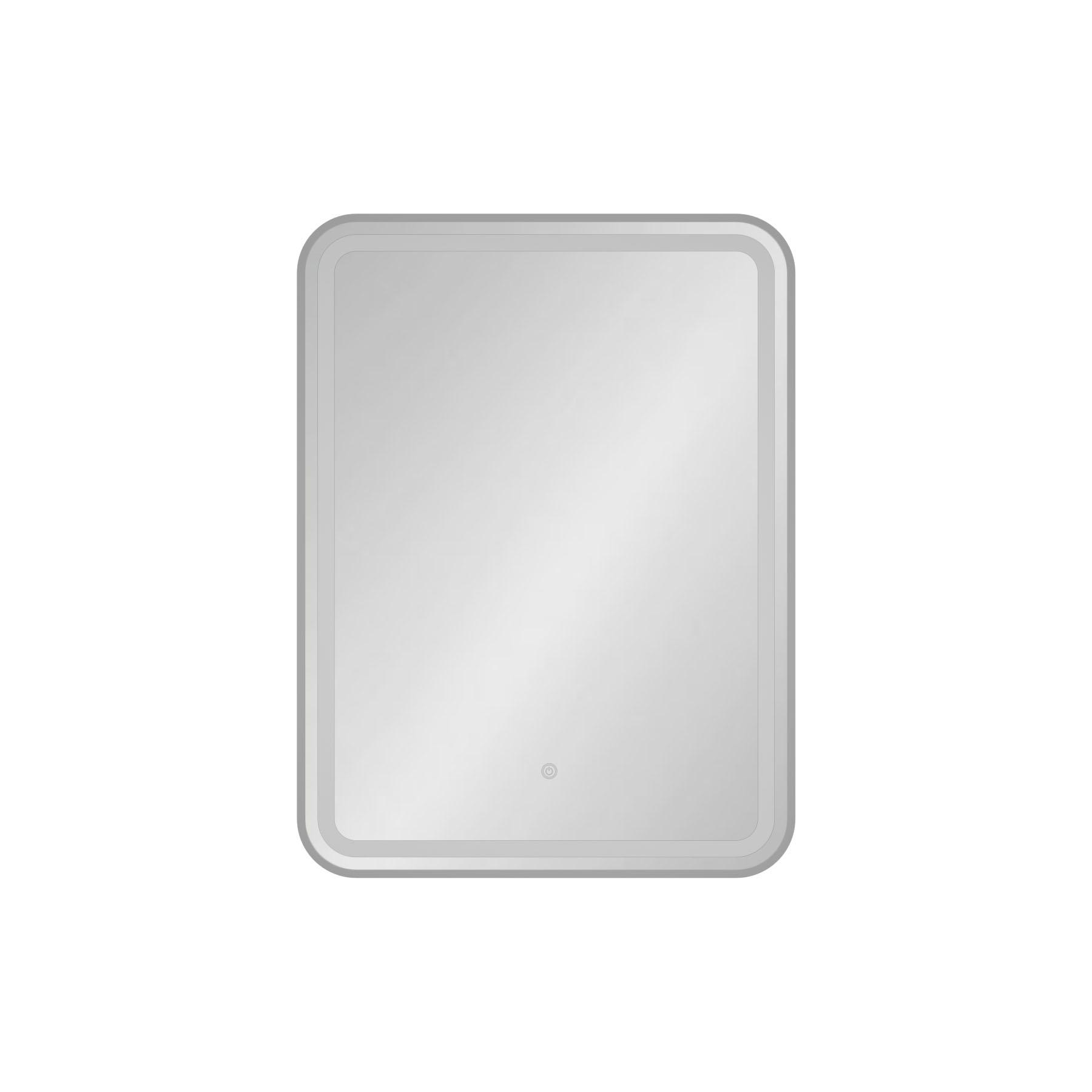 Luna Chrome LED Mirror Illuminated Frame with Demister Pad & Touch ...
