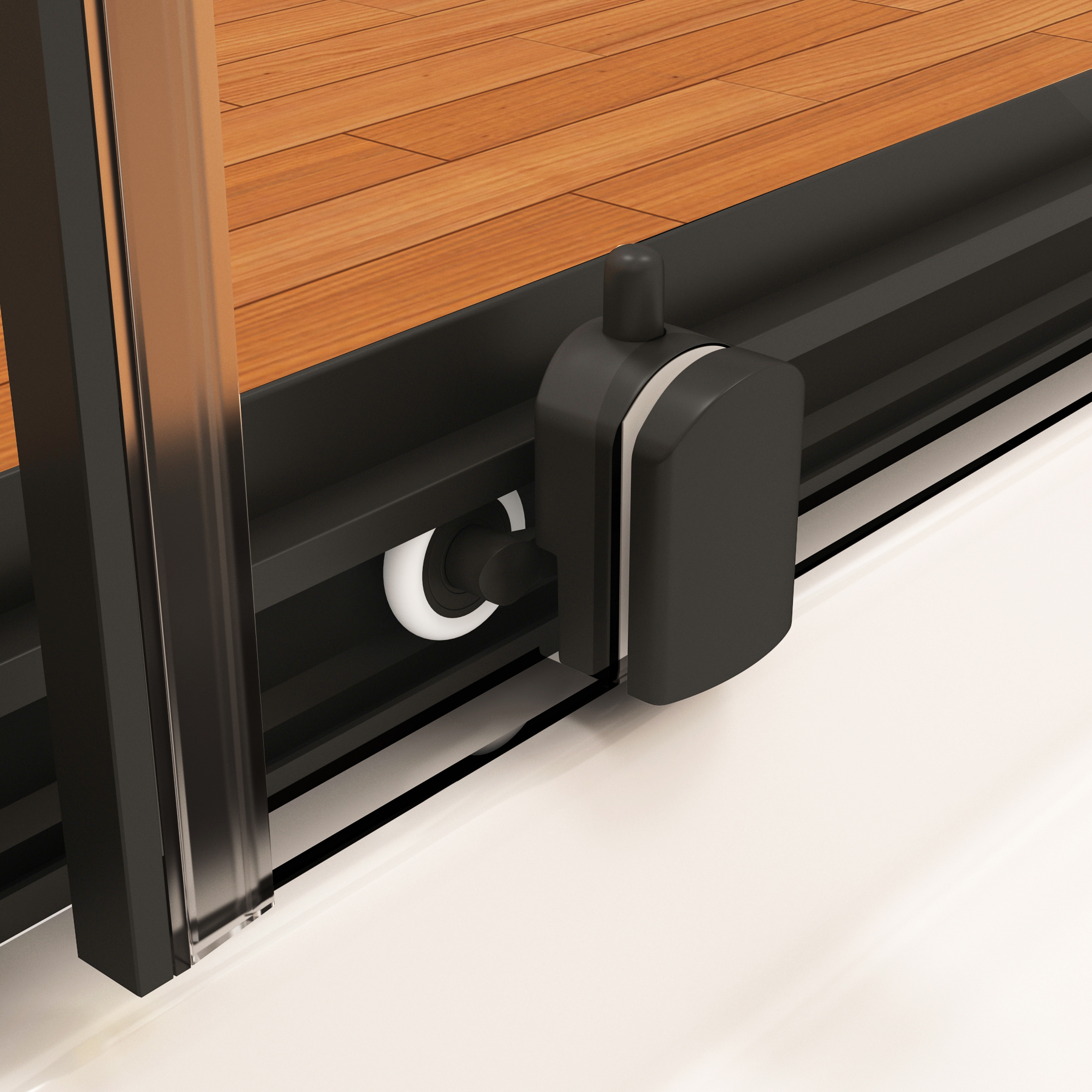 Milan 900 x 900mm Quadrant Shower Enclosure 6mm Double Sliding Doors ...