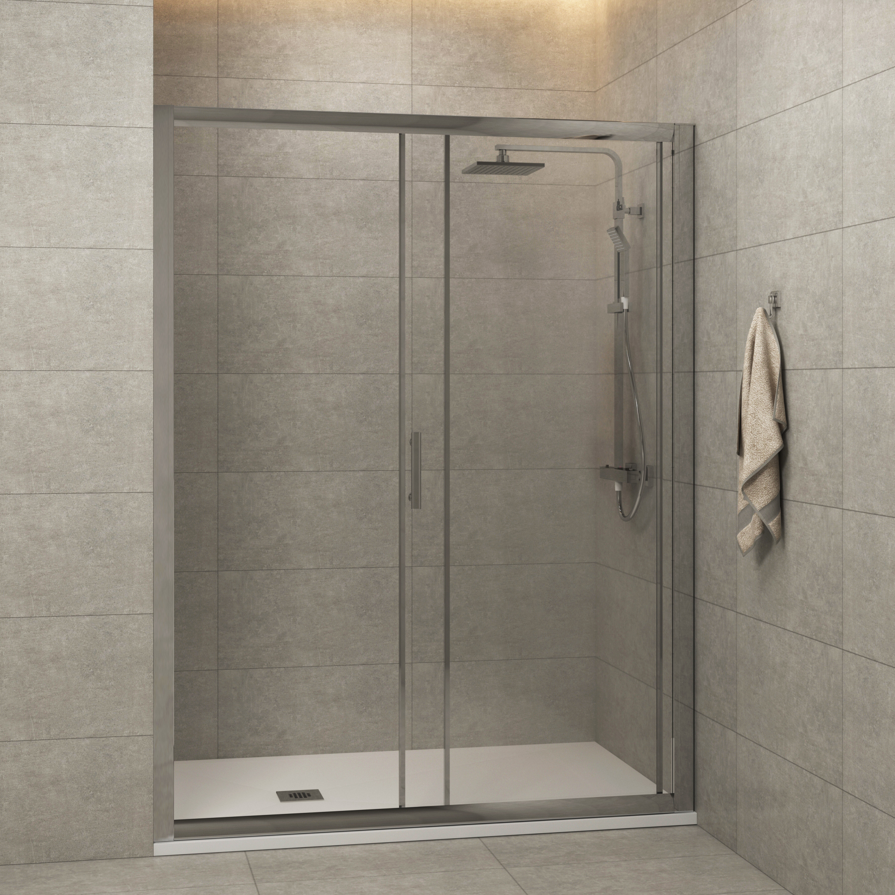 Grand 6mm Sliding Shower Door - Various Sizes | Royal Bathrooms