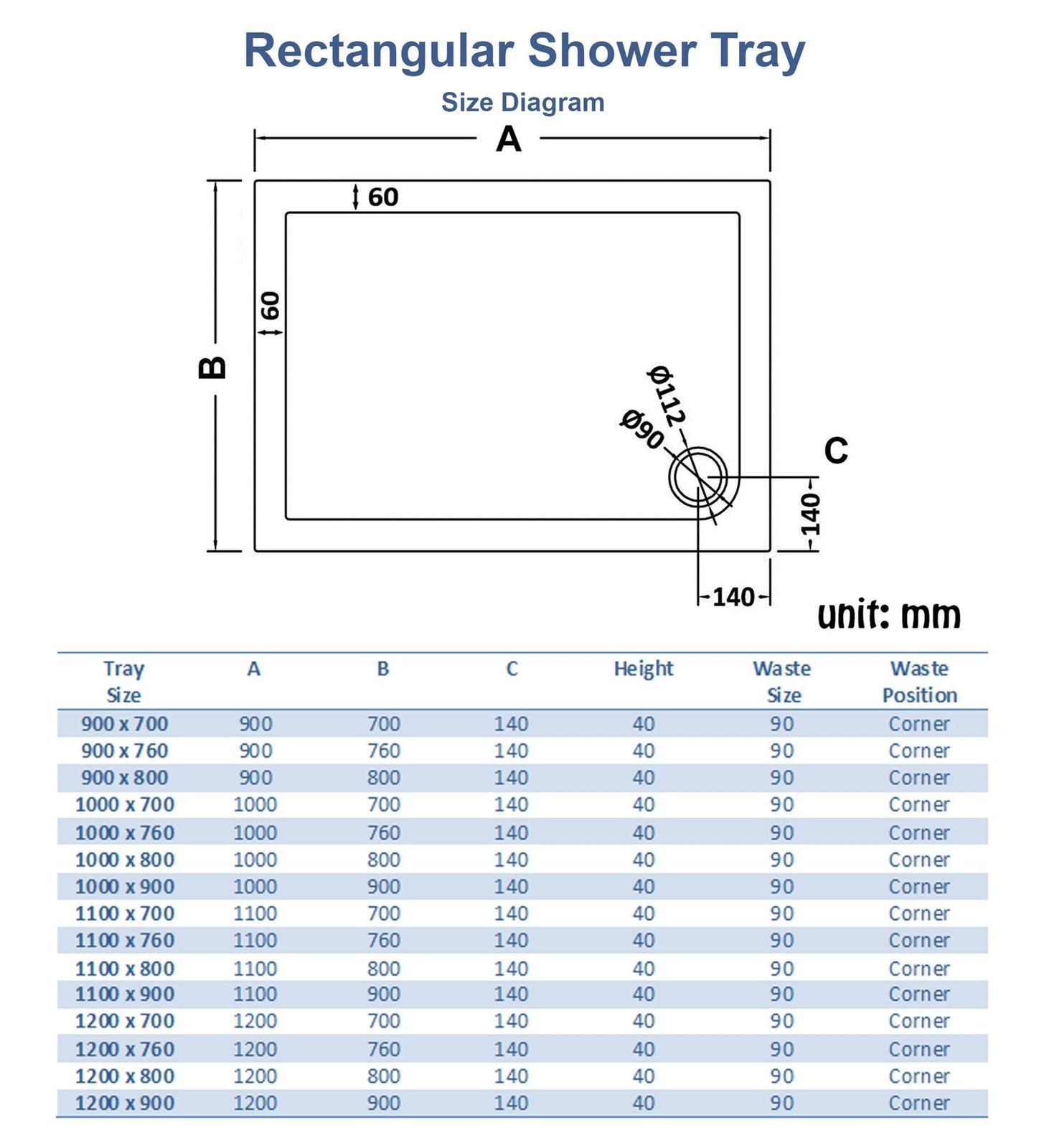 8mm Walk In Shower Enclosure with Shower Tray + 300mm Flipper Panel ...