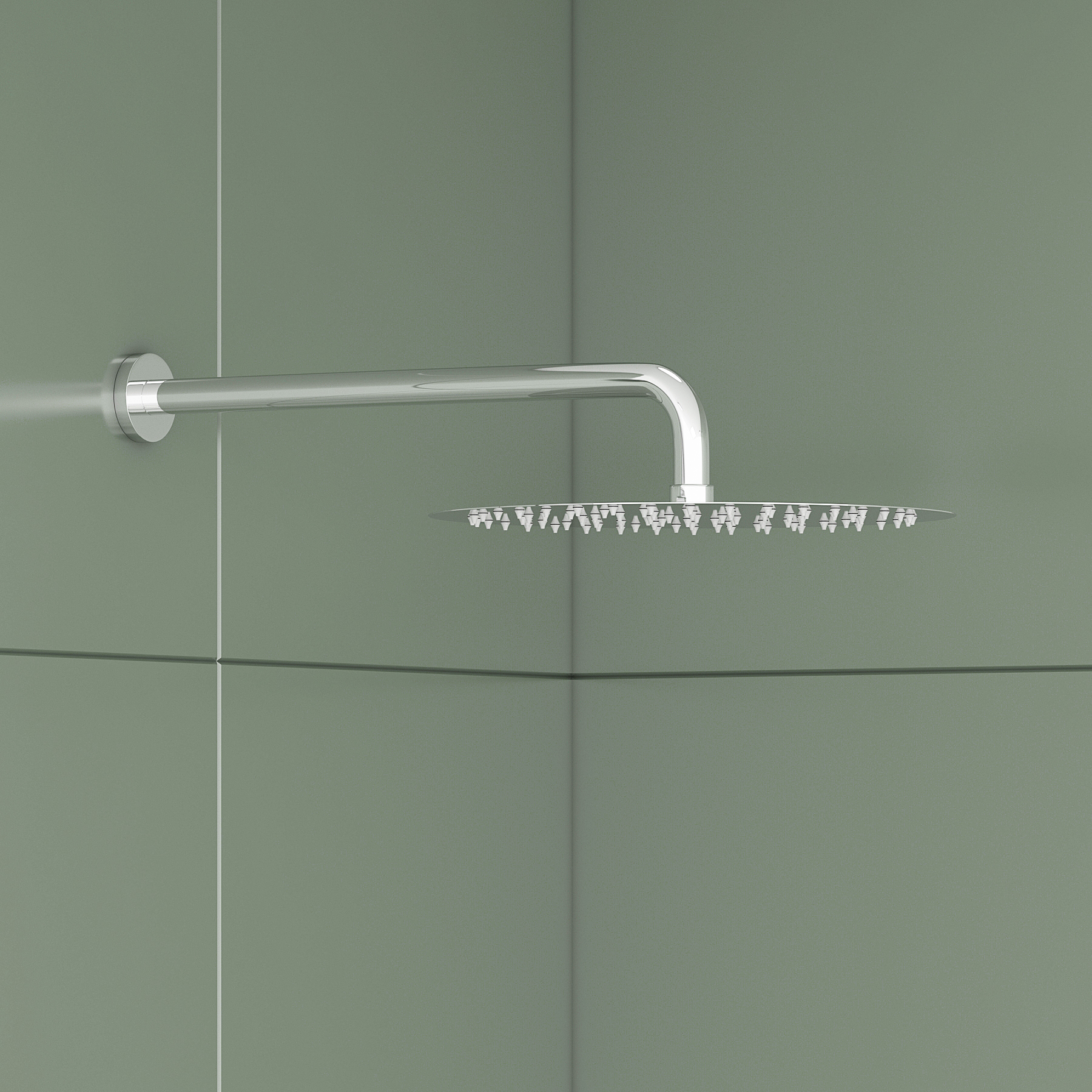 Cube Logik Thermostatic Diverter Shower Mixer with Deluge Slide Rail ...