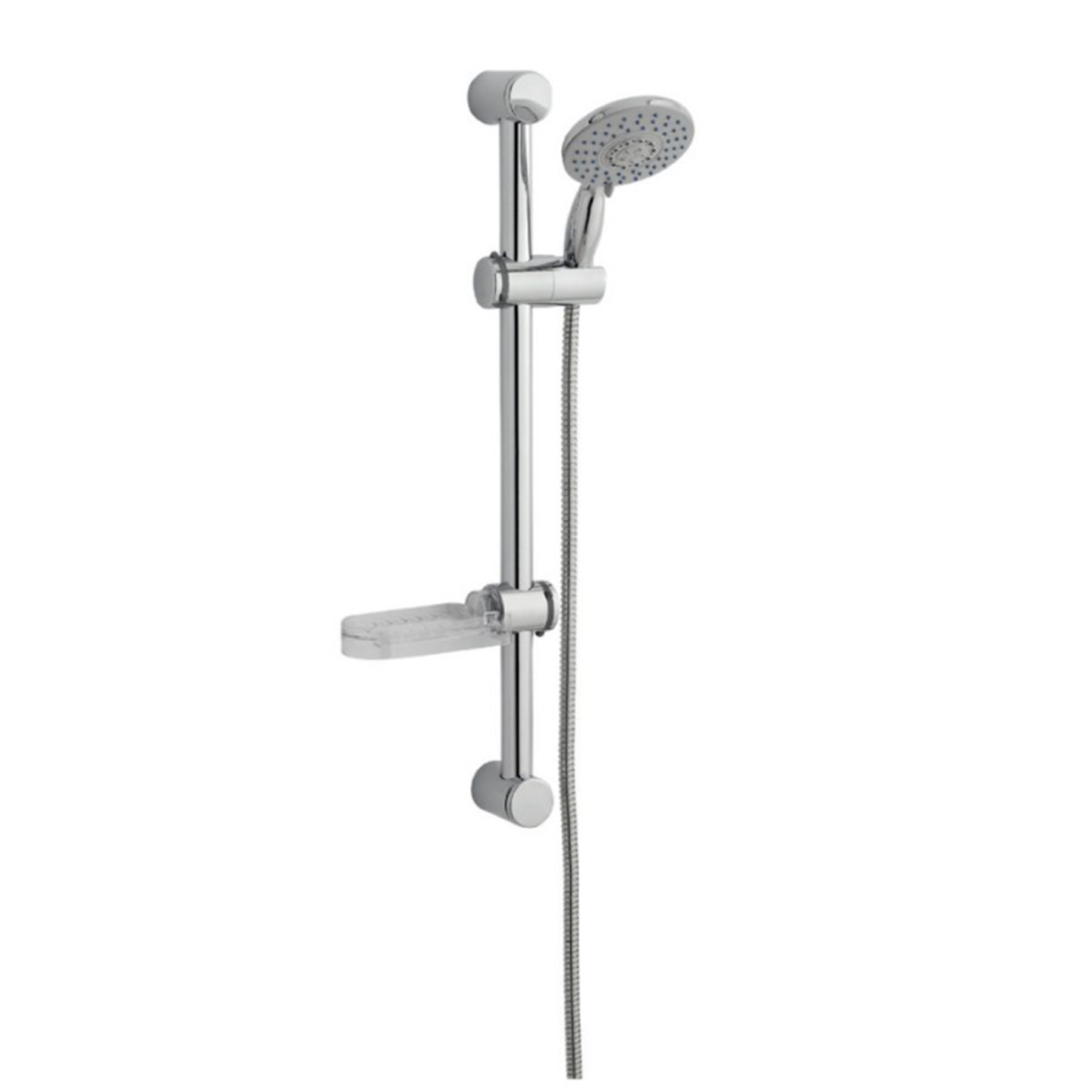 Grace Round Thermostatic Valve Shower Mixer with Deluge Slide Rail Kit ...
