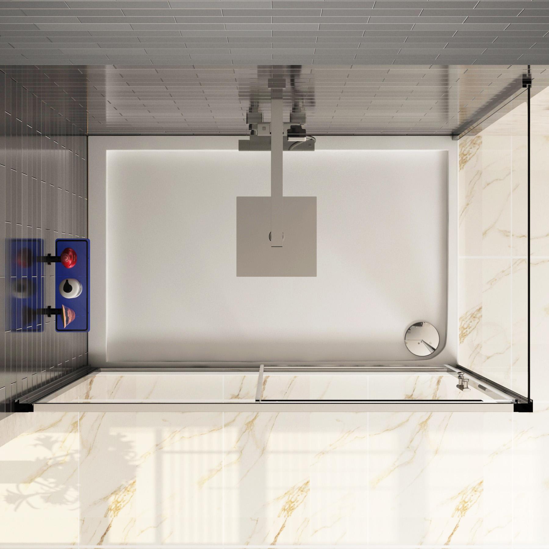 Grand 1100 x 700 Shower Enclosure En-Suite With Peak Toilet & 600mm ...