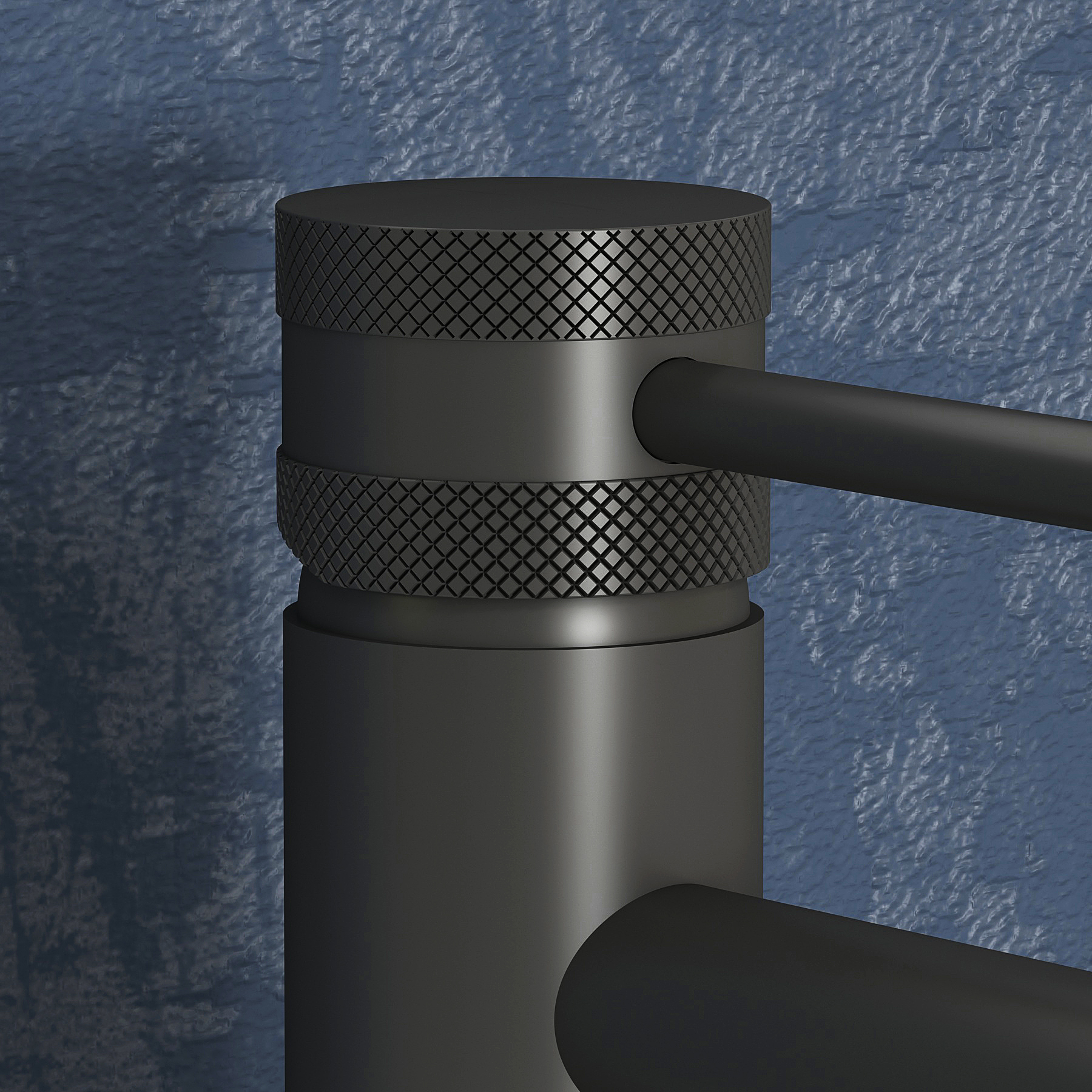 Core Round Mono Basin Mixer Tap Sleek Design - Matt Black | Royal Bathrooms