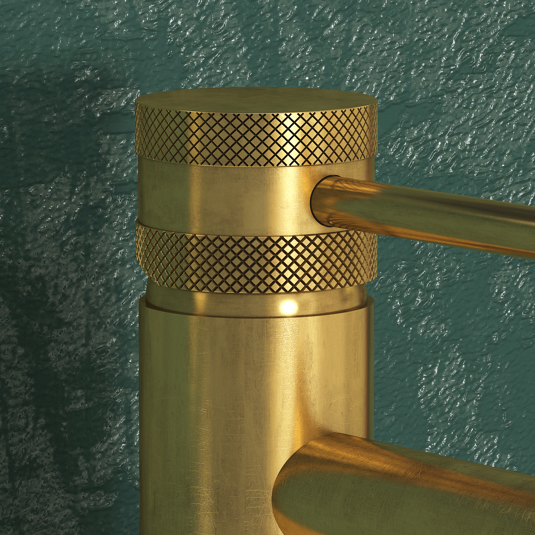 Core Round Mono Basin Mixer Tap Sleek Design - Brushed Brass | Royal ...