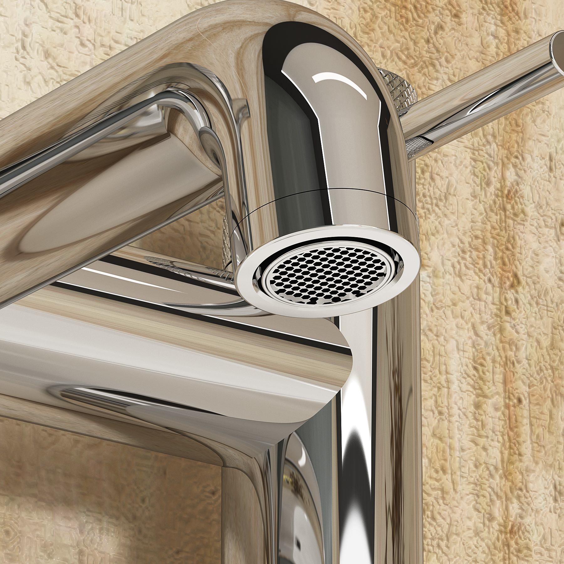 Core Deck Mounted Bath Filler Tap - Chrome | Royal Bathrooms