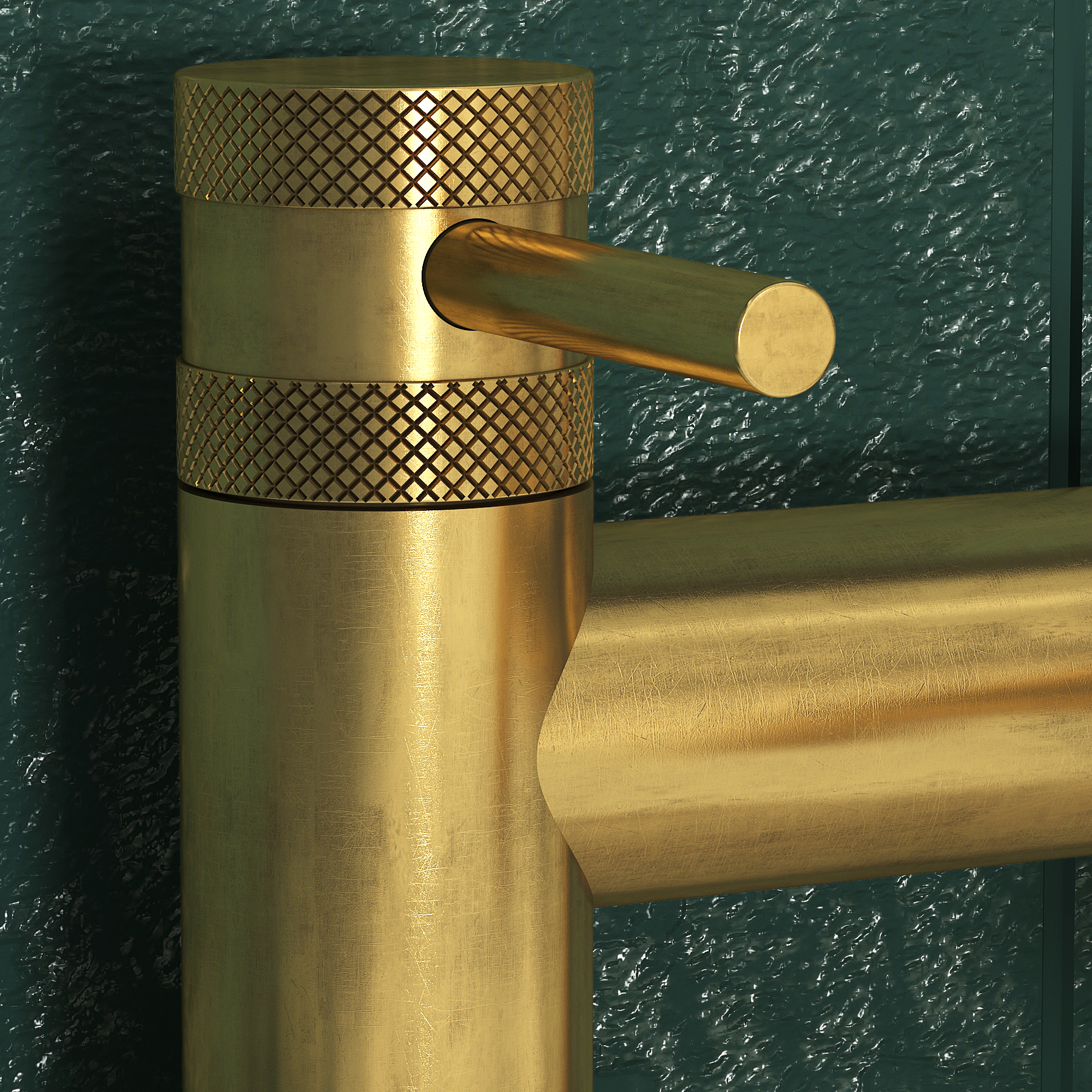Core Deck Mounted Bath Filler Tap - Brushed Brass | Royal Bathrooms
