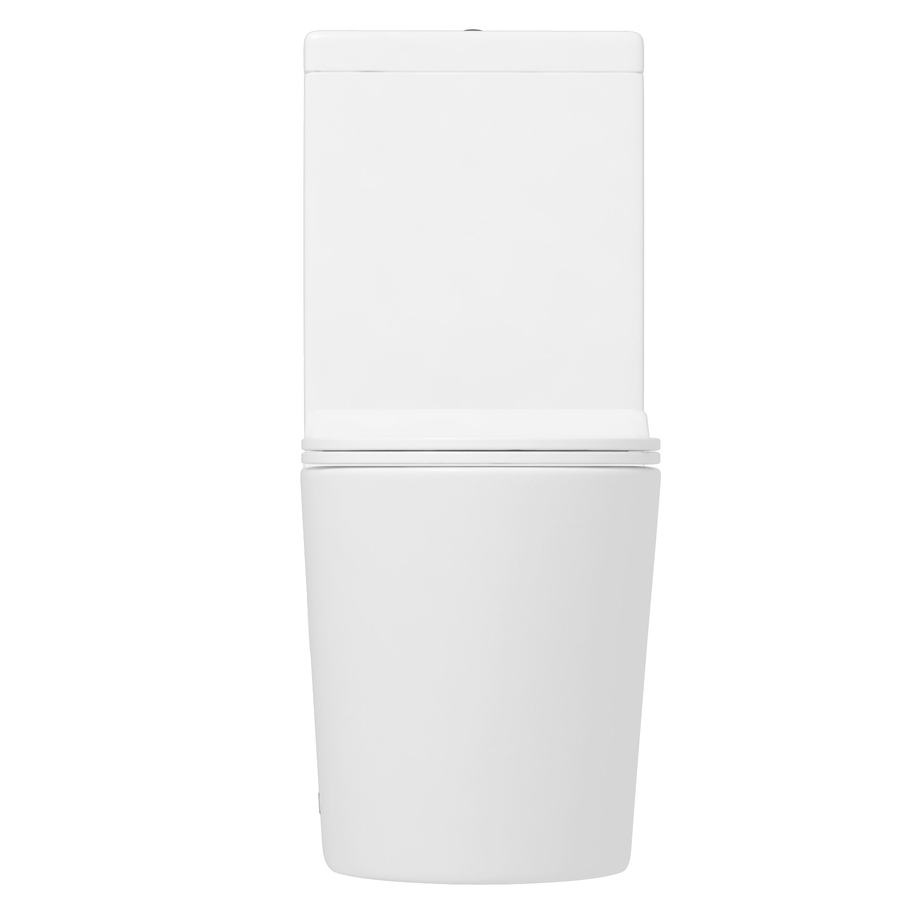 Rimless Close Coupled Toilet with Cistern and Slim Soft Close Seat ...