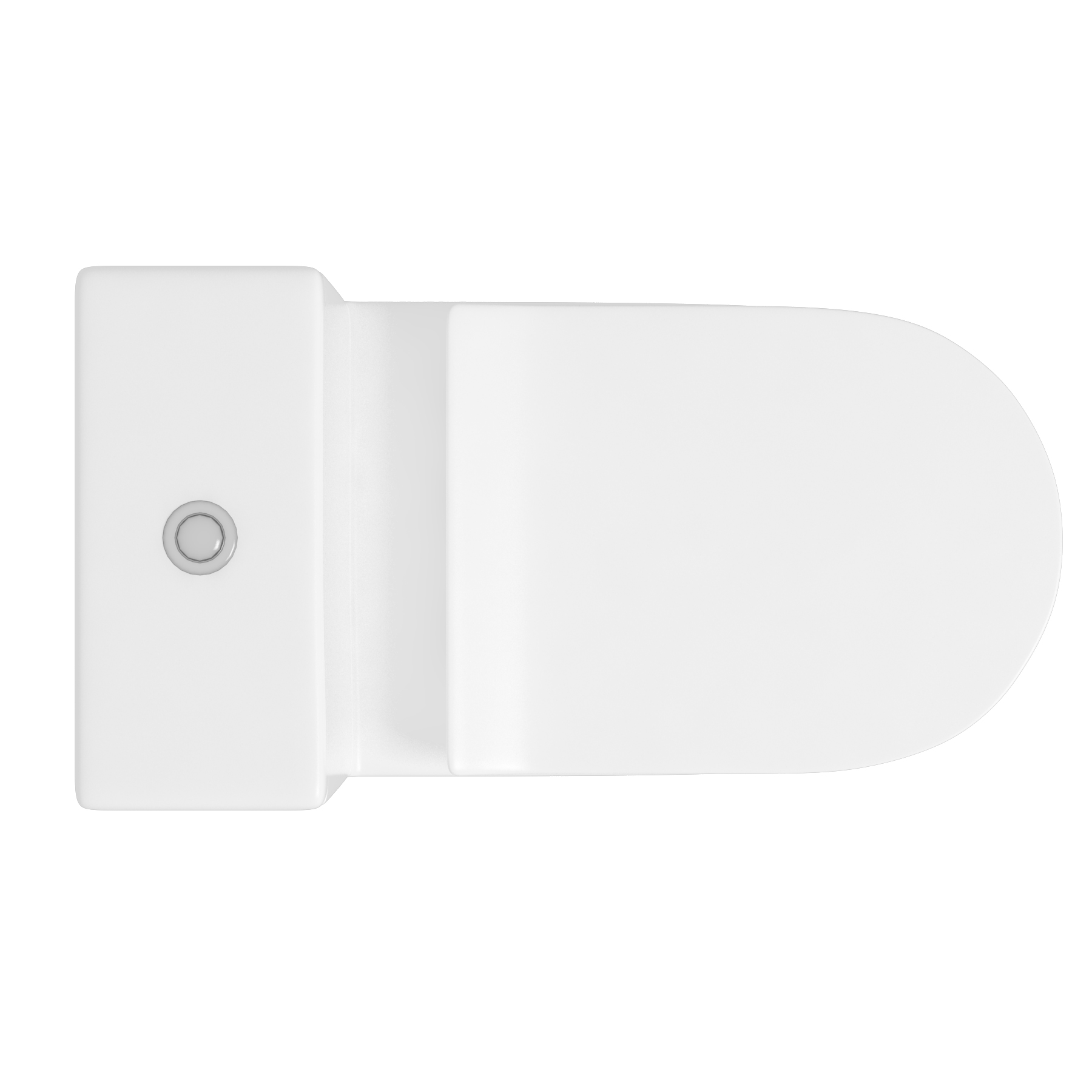 Cesar Short Projection Close Coupled Rimless Toilet and Slim Soft Close ...