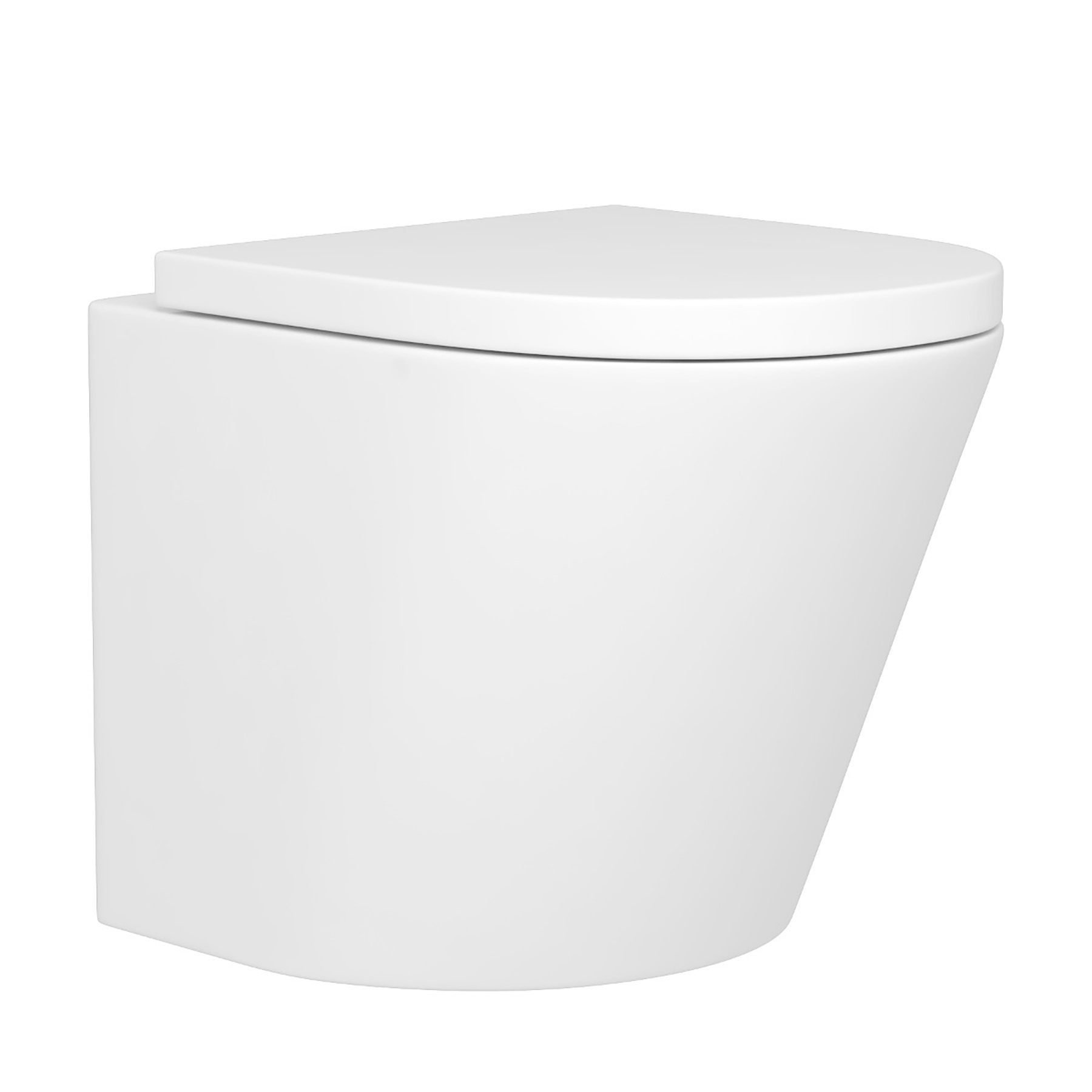 Cesar Wall Hung Rimless Toilet with Soft Close Seat With Aqua Wall Hung ...