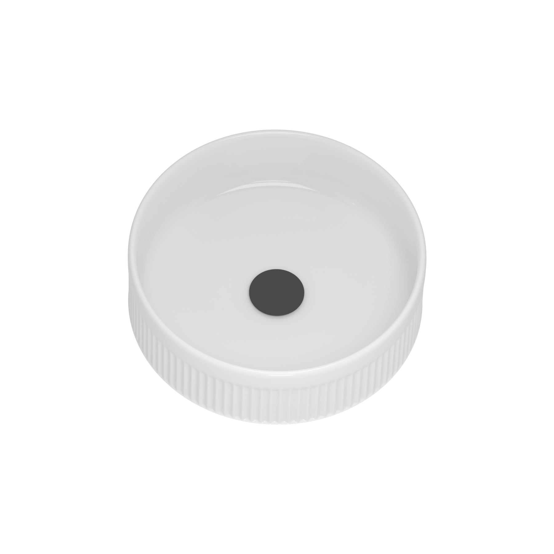 Evora Round Counter Top Basin Vessels 380mm Sit On Worktop | Royal ...