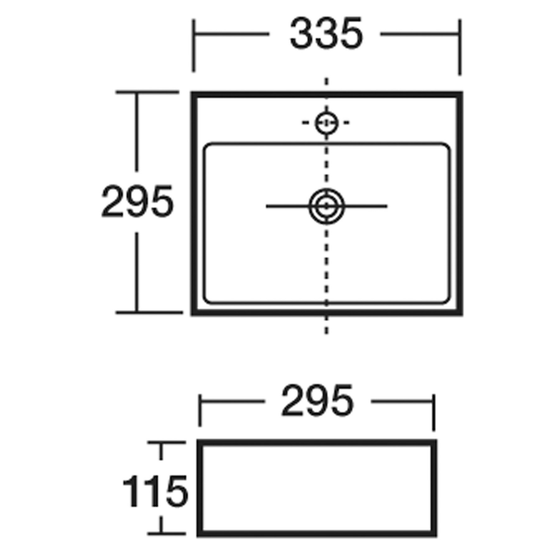 Milan 600mm Wall Hung Vanity Unit 2 Door Matt Coastal Grey & Countertop ...