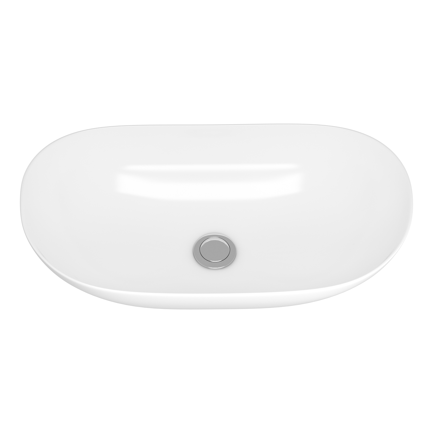 Cesar Oval Counter Top Basin Vessels 615mm Sit On Worktop | Royal Bathrooms