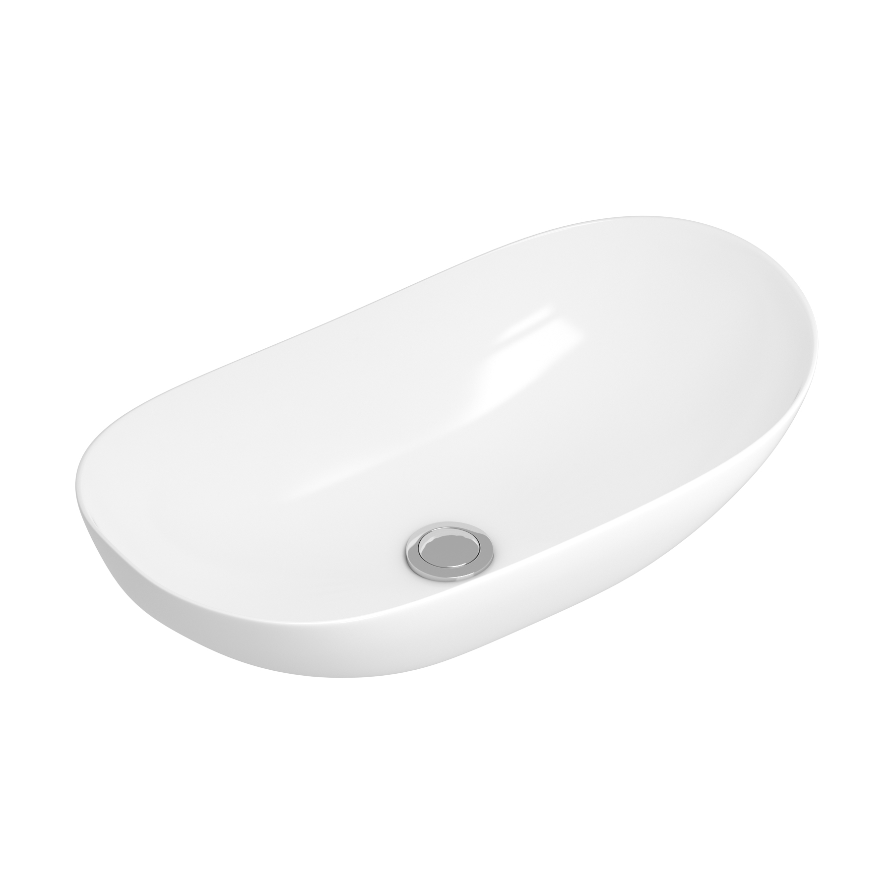 Cesar Oval Counter Top Basin Vessels 615mm Sit On Worktop | Royal Bathrooms
