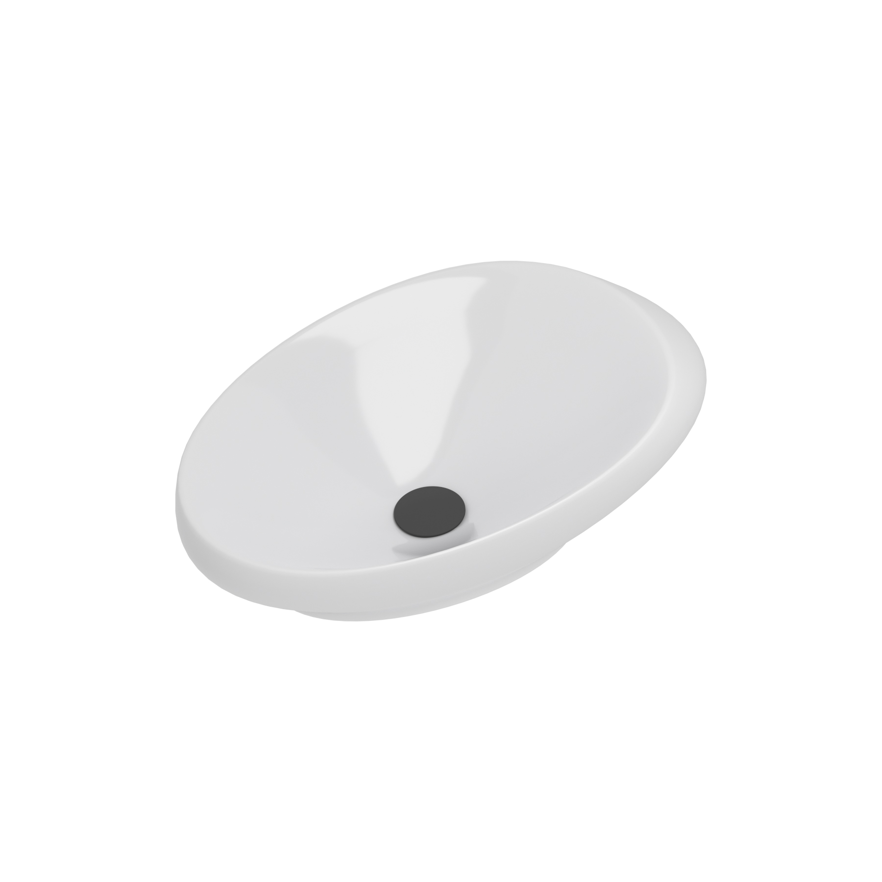 Nova Oval Counter Top Basin Vessels 490mm Sit On Worktop | Royal Bathrooms