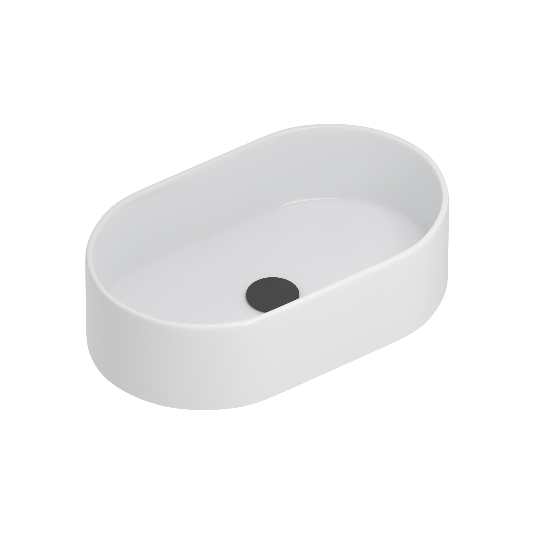 Peak Round Counter Top Basin Vessels 565mm Sit On Worktop | Royal Bathrooms