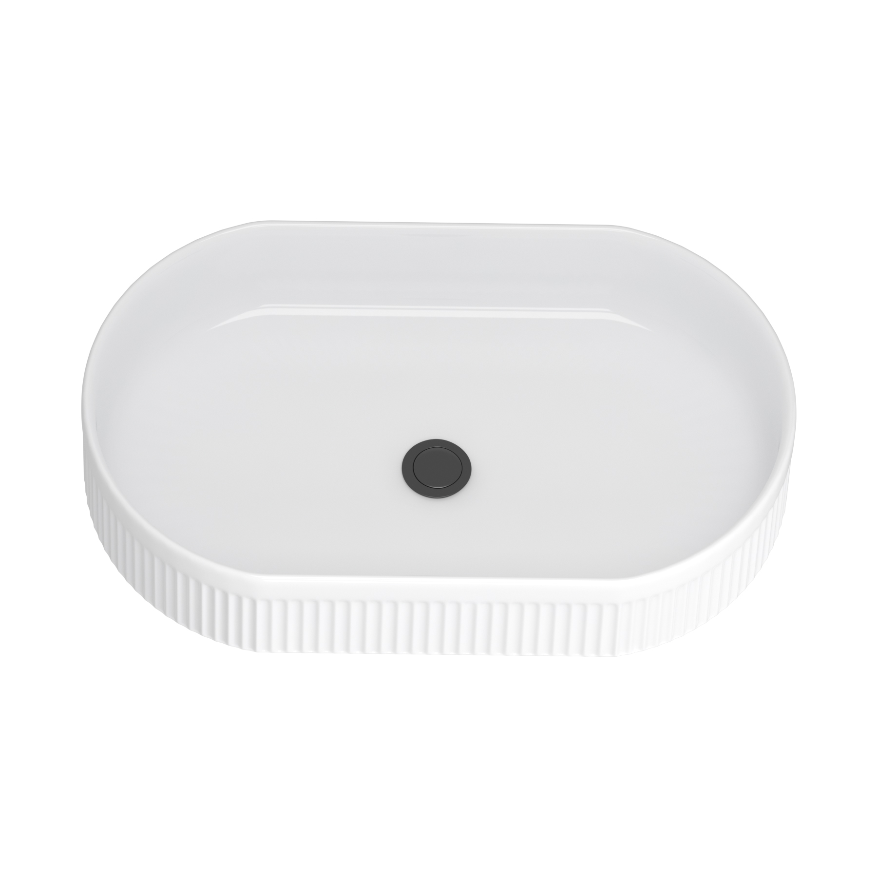 Lyon Round Counter Top Basin Vessels 480mm Sit On Worktop | Royal Bathrooms