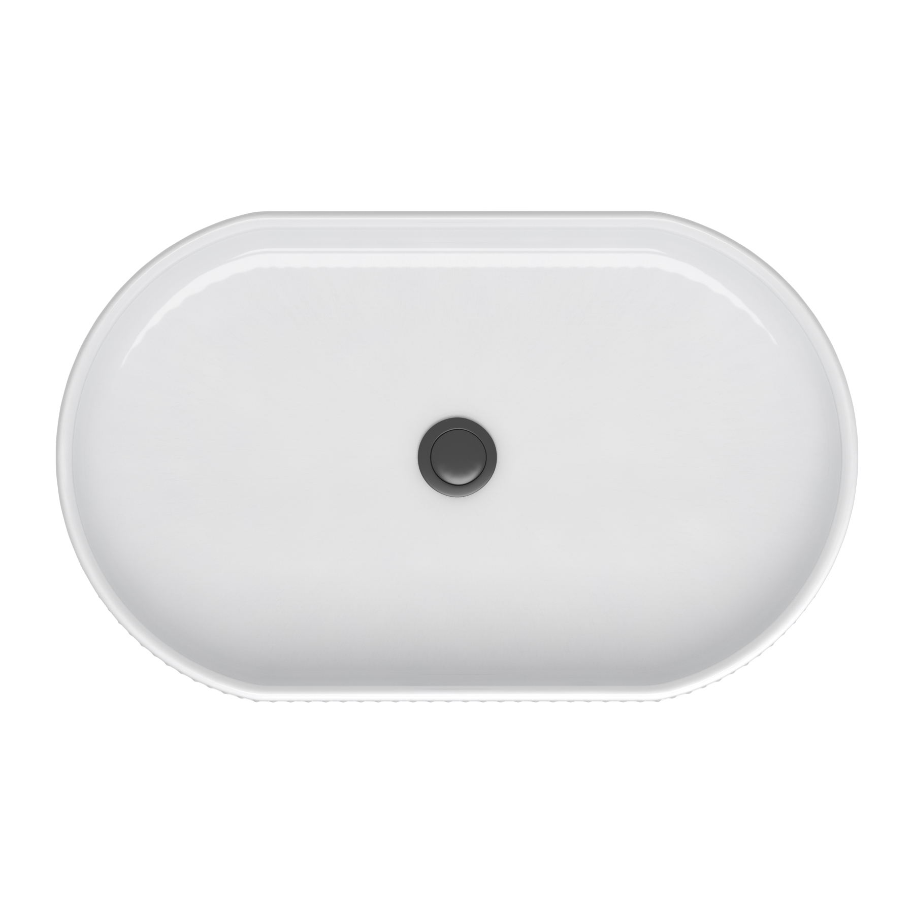 Lyon Round Counter Top Basin Vessels 480mm Sit On Worktop | Royal Bathrooms