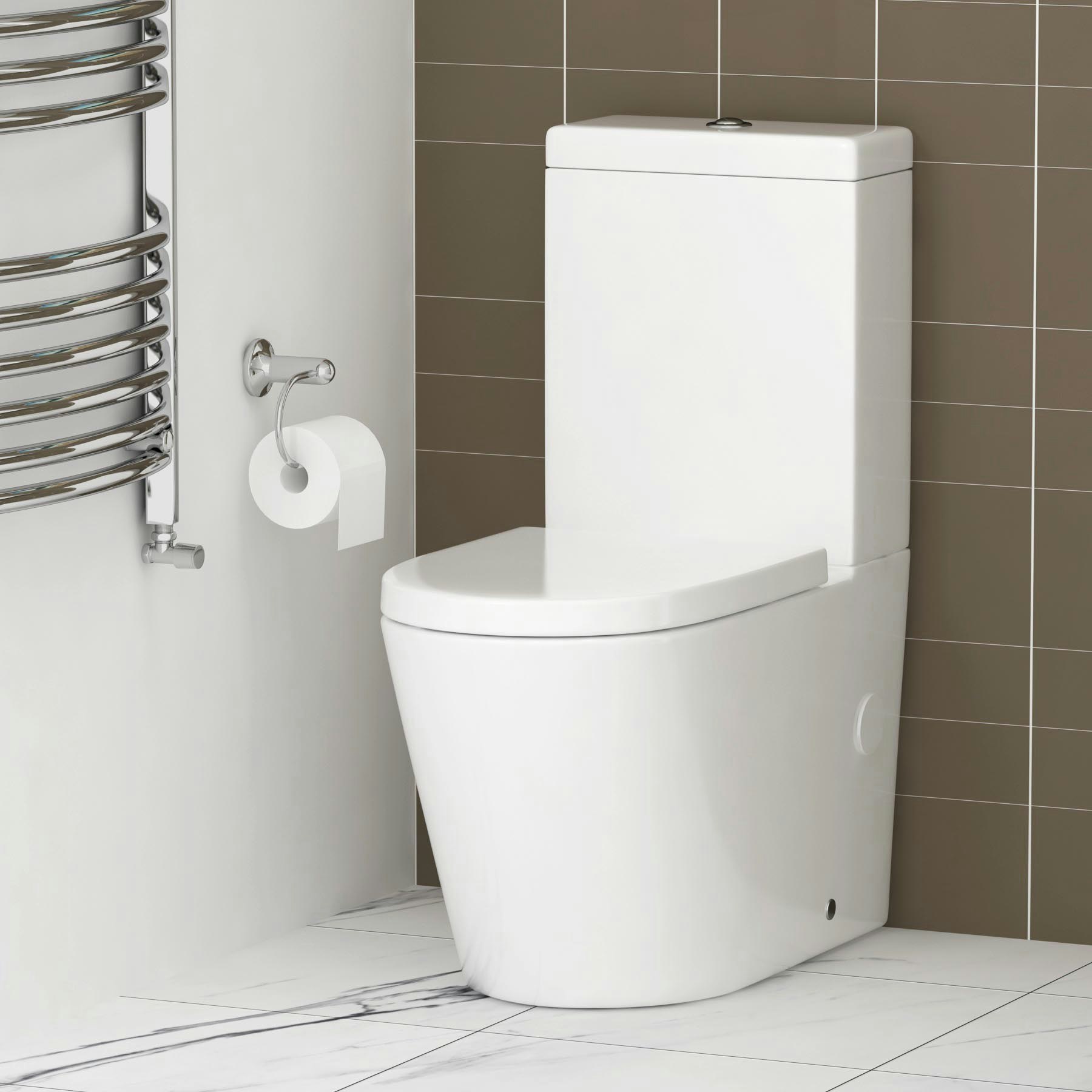 Turin 500mm Gloss White Wall Hung 1-Drawer Vanity Unit with Cesar Close ...