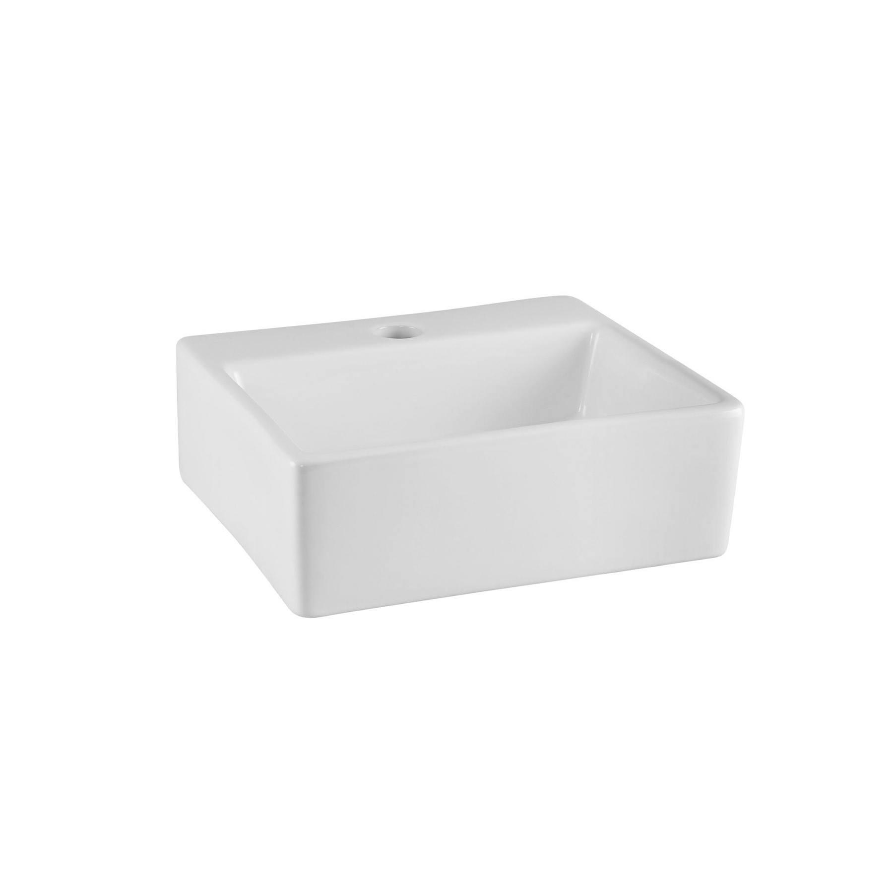 Aqua Square Counter Top Basin Vessels 335mm 1 Tap Hole | Royal Bathrooms