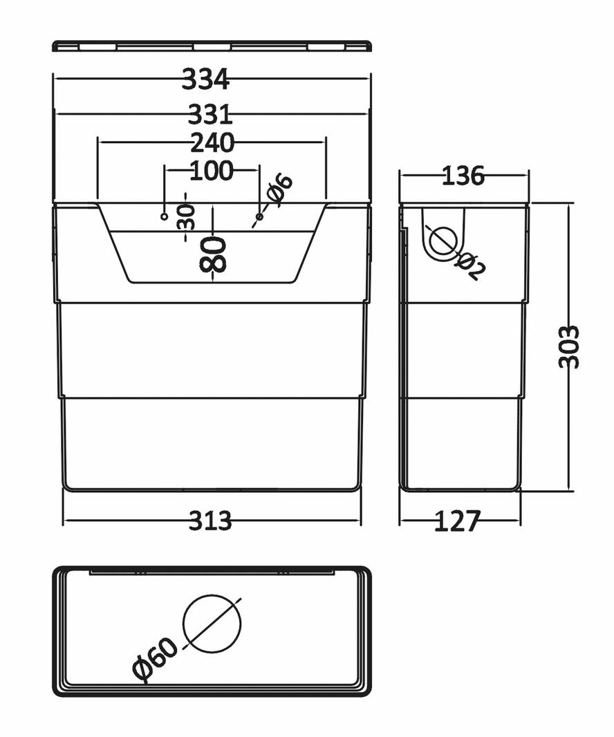 Front Access Dual Flush Concealed WC Cistern | Royal Bathrooms