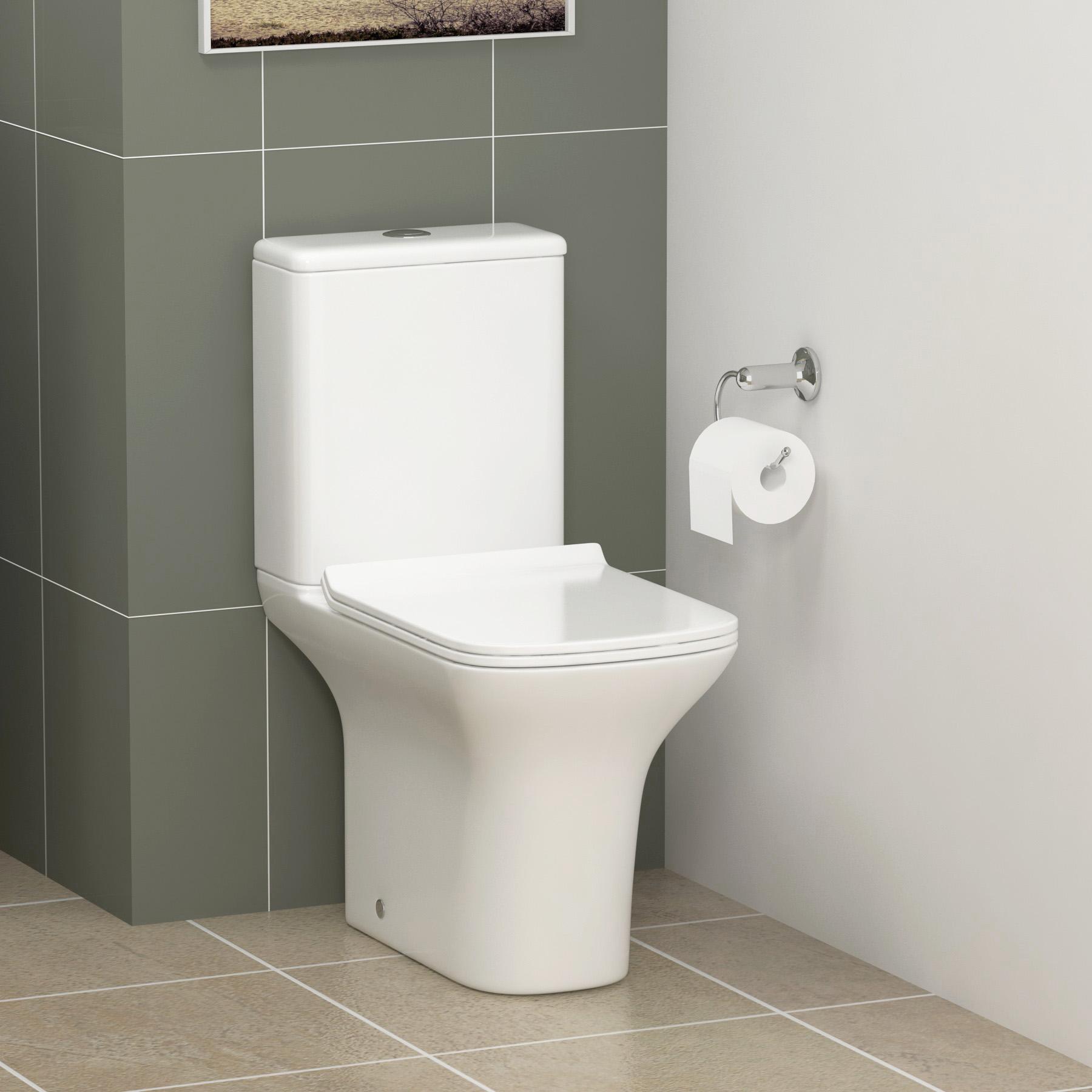 Turin 500mm Gloss White 2-Door Vanity Unit with Minimalist Basin and ...